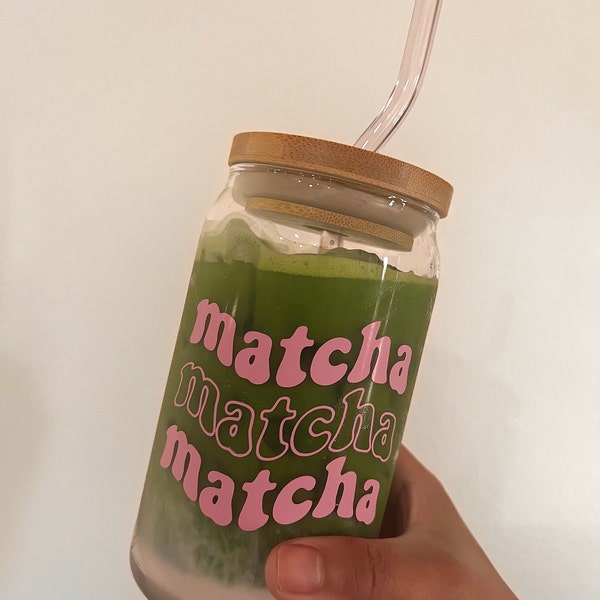 Matcha Glass Cup | Matcha Cup | Libbey Cup | Glass Cup | Coffee Glass ...