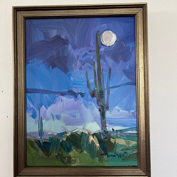 Neil Adamson - Original, Acrylic Oil Painting, 'bell Florida Railroad ...