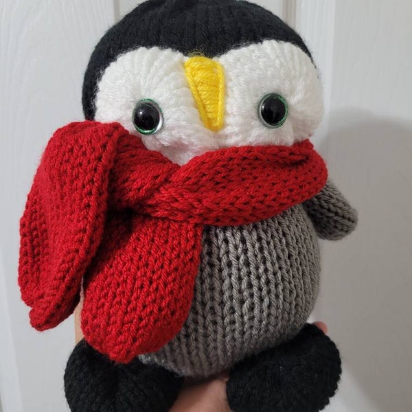 Baby Penguin - Circular Knitting Machine Pdf Pattern - Sentro Addi ...