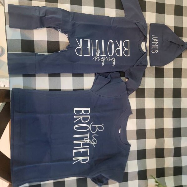 Sibling Shirts, Big Brother Sister Sweatshirt or Tee Shirt, Little ...