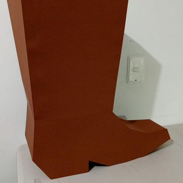 Cowboy Boot - 3D Project for Manual Cut or Machine Cutting File Country ...