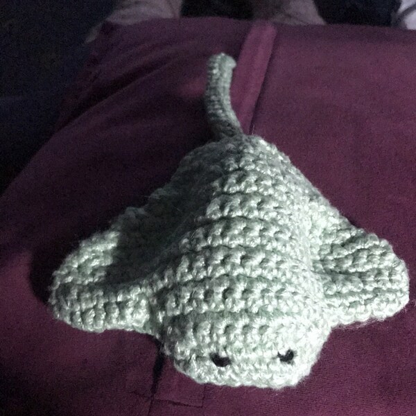 NO SEW Crochet Amigurumi Ray Pattern, Sting Ray, Manta Ray, Fish ...