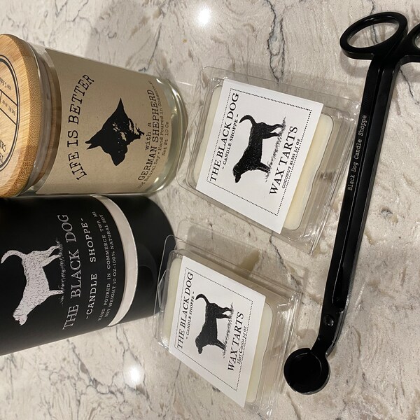 Black Lab Candle, Black Lab Candle Gift, Lab Candle,lab Candle, Cute ...