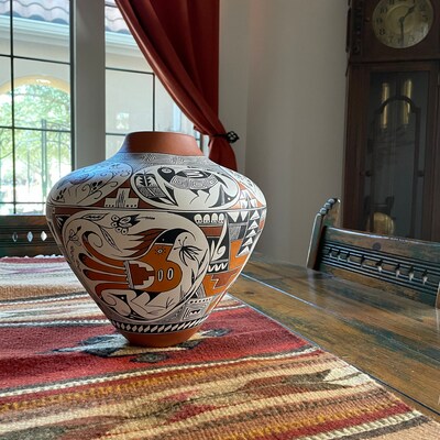 Collectible Route 66 Hopi Badger Kachina by Grace Pooley - Etsy