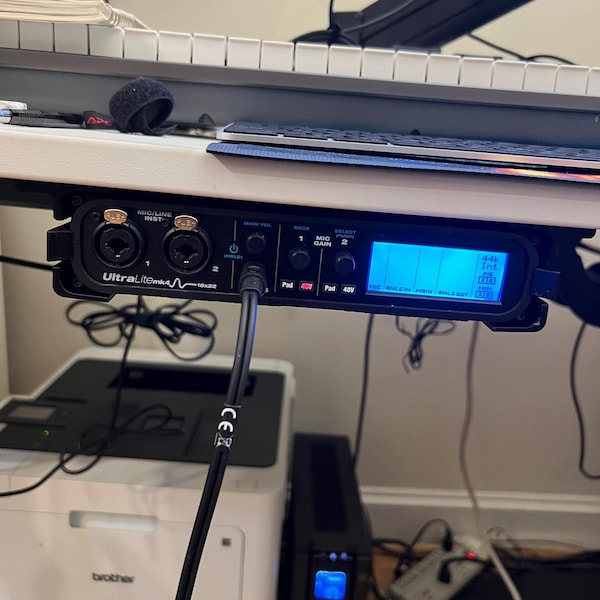 Rack Mount Kit for Focusrite Scarlett 8i6 3rd Gen 19 1.5U PETG Brackets ...