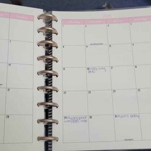 2025 Monday-sunday Weekly Planner Inserts - Vertical Agenda Pages ...