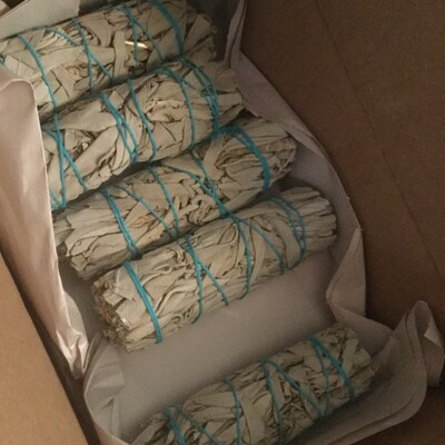 White Sage Smudge Sticks 4 inch Wholesale Bulk White Sage Bundles JL Local Wholesale California ...