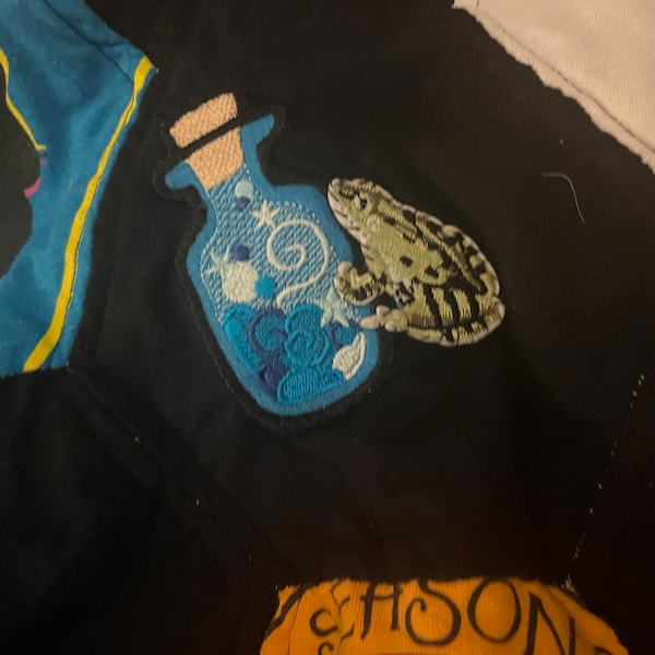 Magic Potion Bottle Iron on Patch Health, Mana, Stamina, Wizarding ...