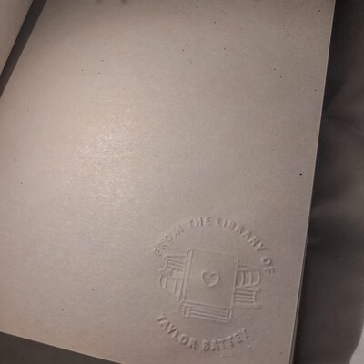 Custom Book Embosser for You to Personalize Library Books Choose Your ...
