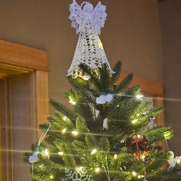 Crochet Angel Tree Topper - Etsy