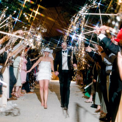 20 Lighted Wedding Wands for Exits and Send off star Light Tinsel GIFT ...