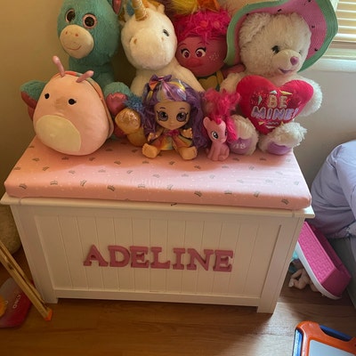 Girls Personalised Toy Box - Etsy