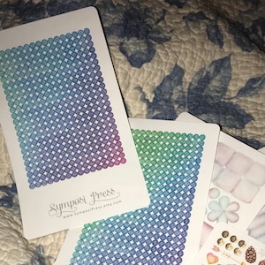 Small 365 Dots in glacier Watercolor Planner - Etsy