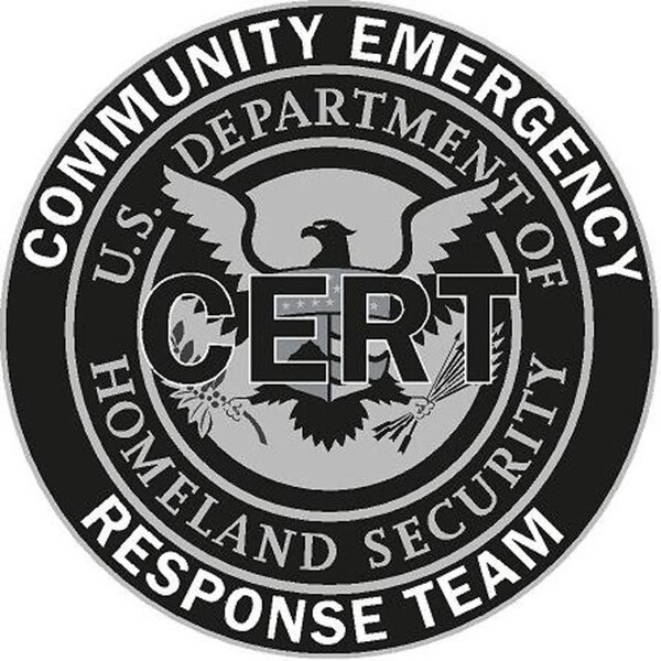 Subdued Community Emergency Response Team DHS Reflective or Matte Vinyl ...