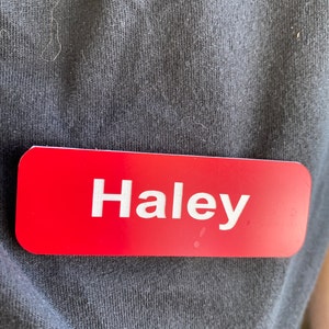 Metal Name Tags Police Fire and Military | Etsy