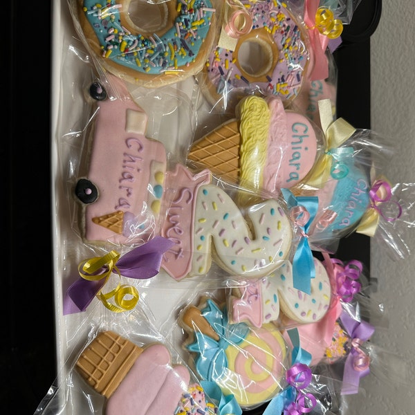 Ice Cream Cookies/ Two Sweet Cookies - Etsy