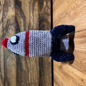 Rocket Crochet Pattern, Amigurumi Spaceship Pattern Pdf-rocket Toy ...