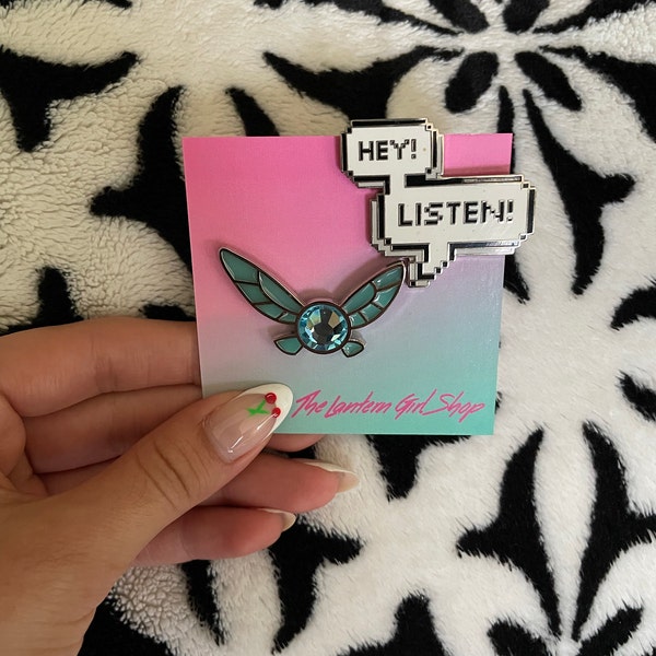 The Legend of Zelda - Hey Listen! Navi Pin Set! - Etsy
