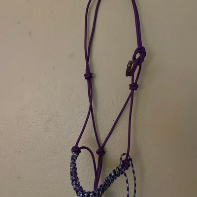 THIN Rope Halters, Mini Halter, Trail Halter - Etsy