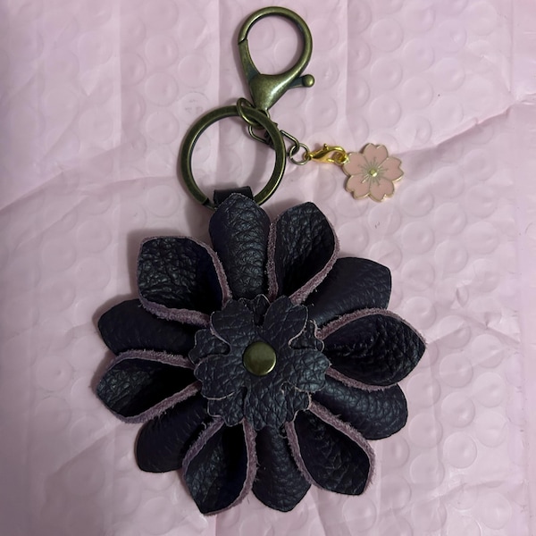 Cherry Blossom Keychain or Purse Charm--large - Etsy