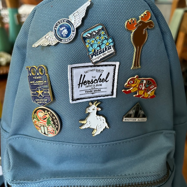 Cute Enamel Pins — Goat Gifts — Goat Enamel Pin — Mountain Goat Pin ...