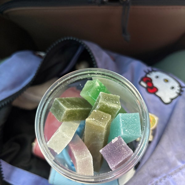 Lunar Crystal, Multiple Edible Crystal, Edible Gem Kohakutou, Natural ...
