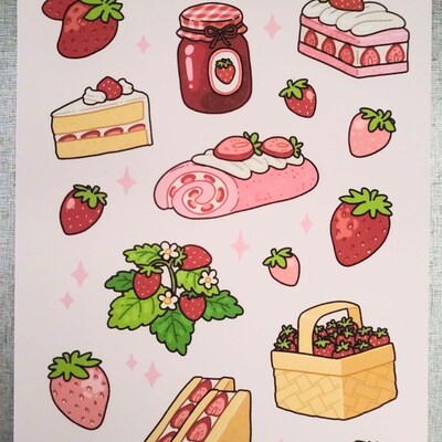 Cottagecore Sticker Sheet Cute Cottage Living Planner - Etsy