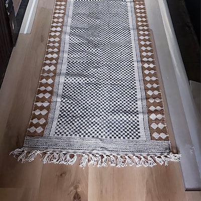 12X20 FEET Cotton Rug / Block Printed Rug / Carpet, Area Rug 144X240 ...