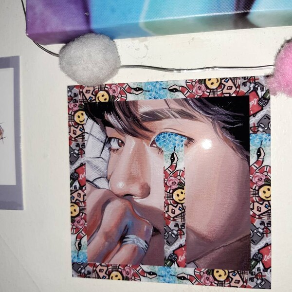 Taehyung “taecore” Gouache Art Print BTS Fanart Print - 방탄소년단 - Bangtan ...