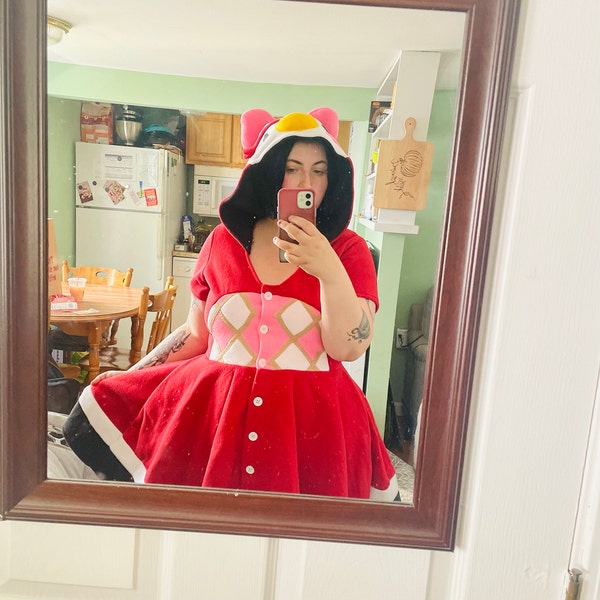 Celeste Inspired Kigurumi Dress Handmade Fleece Animal Crossing Cosplay ...