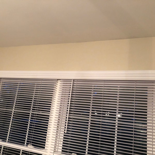 Tailorview, 3 1/4"h Faux Wood Crown Valance ONLY FOR Venetian Style ...