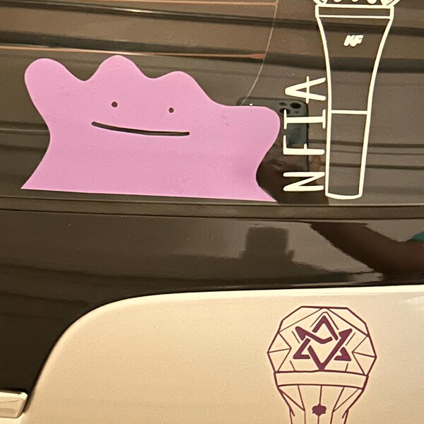 Kaws Inspired Peeker Vinyl Decal for Car Window, Laptop, Water Bottle ...