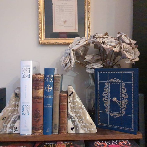Throne of Glass Bookends - Once Upon a Time - Book Quote Bookends ...