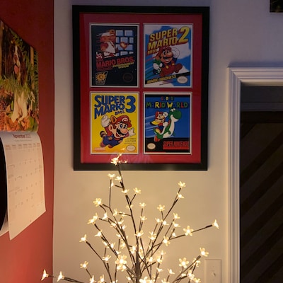 Nintendo NES Retro Video Game Box Art Reproduction Four 8.5x11 Poster ...
