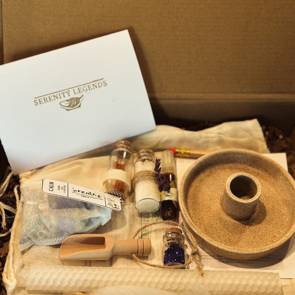 Healing Intention Candle Kit Ritual - Etsy
