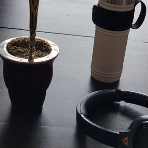 Mate Imperial Black Leather Handmade Mate Gourd - Etsy