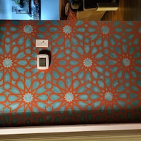 Taza Stencil for Walls and Floors - LARGE WALL STENCIL for Easy Room ...