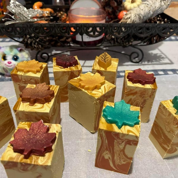 Fall Leaf Soap Set: Autumn Wedding Favors, Guest Soaps - Etsy