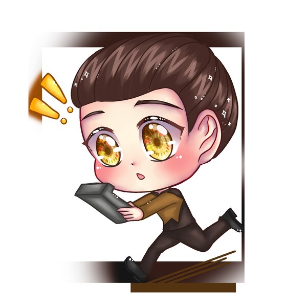 CUSTOM Cute Chibi Collab Digital Art Commission - Etsy