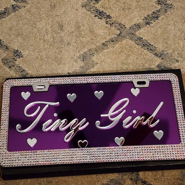 Custom Mirror License Plate, Car Tag, Personalized Car Tag, Custom ...