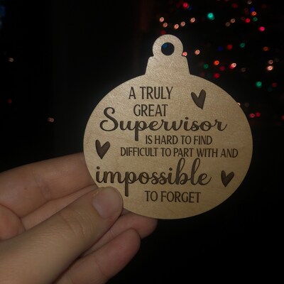 A Truly Great Supervisor Christmas Gift for Supervisor Going - Etsy