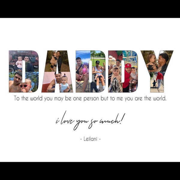 PRINTABLE Mothers Day Gift, Mom Photo Collage, Personalized Gift ...