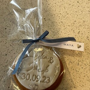 Personalised Gift Tags Kraft Brown or White Tags Wedding Favour Tags ...