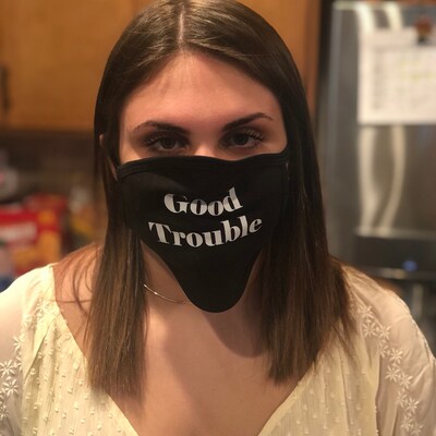 Good Trouble Face Mask - Etsy