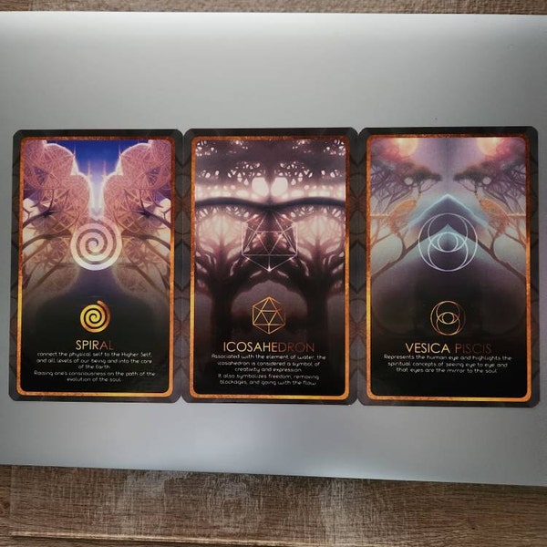 Sacred Geometry Oracle - Sacred Symbols - Oracle Deck - Fortune Telling ...
