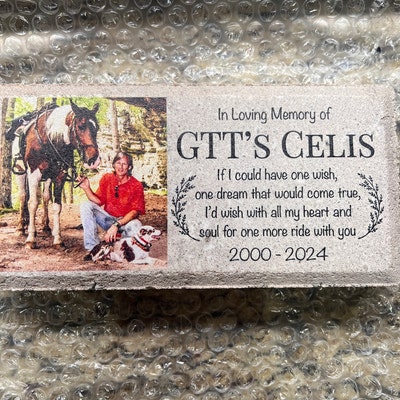 6x9 Memorial Stone. Dandelion Music Notes Remembrance Indoor or Outdoor ...