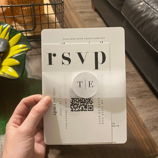 Envelope Sticker With Initials for Wedding Invitation Envelope Label ...