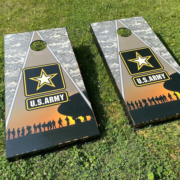 U.S. Army Soldiers Digital Camo Cornhole Board Decal Wrap Wraps - Etsy