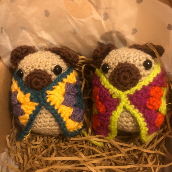 Pug in a Rug Crochet Pattern (pdf) - Etsy