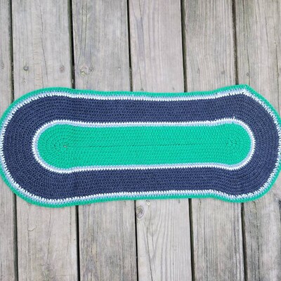 Racetrack Play Mat Rug, Crochet - Etsy